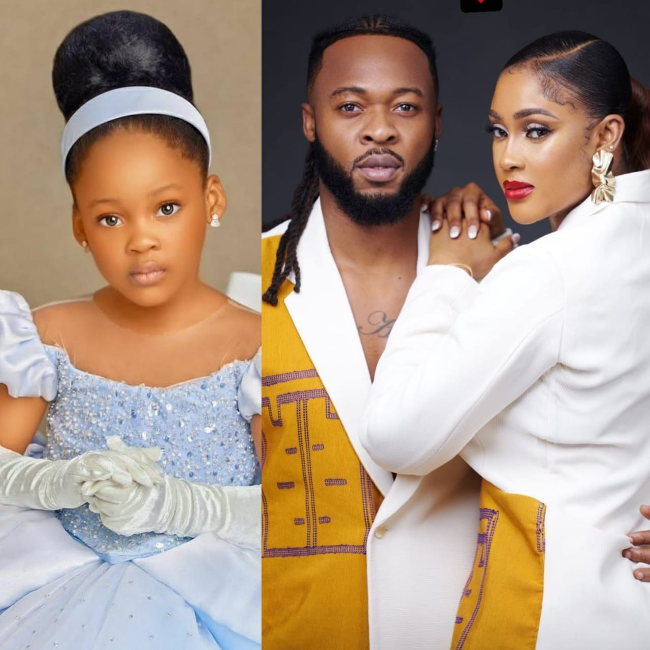 "Ex-beauty Queen, Sandra Okagbue, celebrates/her man, singer Flavor_and ...